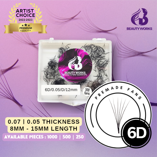 6D Volume Pre-made Promade Ready-made loose fans Eyelash Extension ...