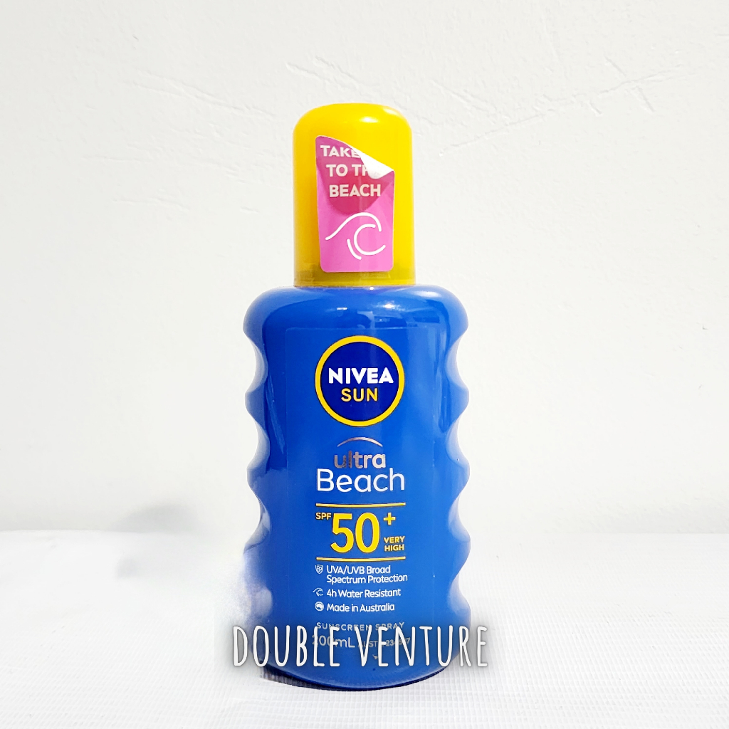Nivea Sun Ultra Beach SPF50+ Sunscreen Spray 200mL | Shopee Philippines