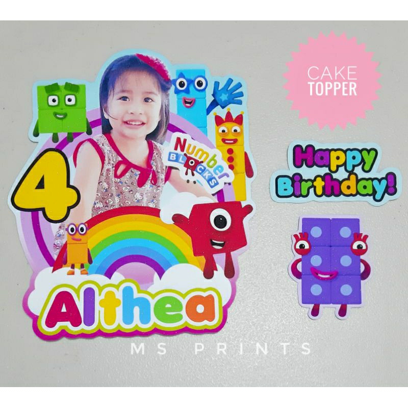 NUMBER BLOCKS cake topper/ 10pcs ref magnet | Shopee Philippines