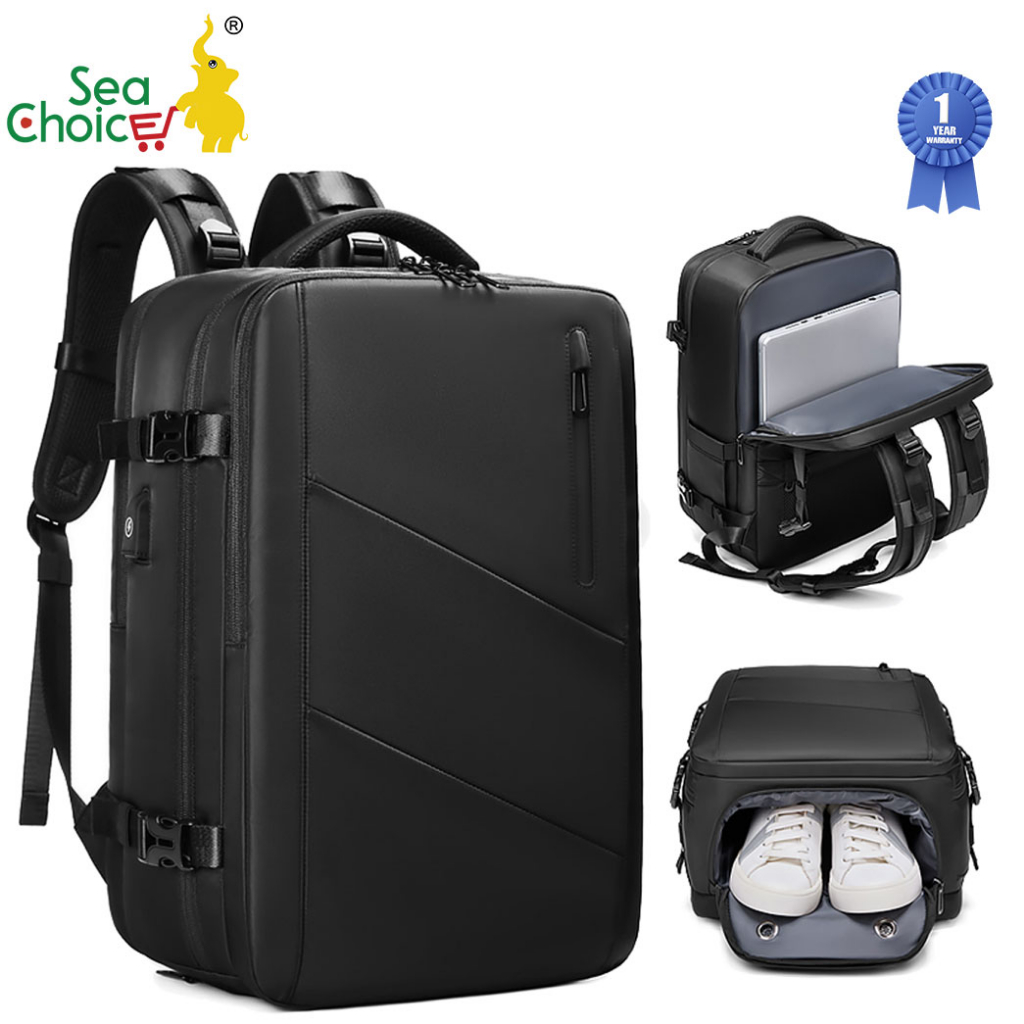 SeaChoice 17in Waterproof Laptop Backpack w/USB Charging Port& Shoe ...