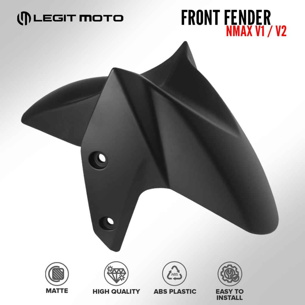 LEGITMOTO FRONT FENDER GARNISH WITH MATTE FINISH FOR YAMAHA NMAX V2 ...