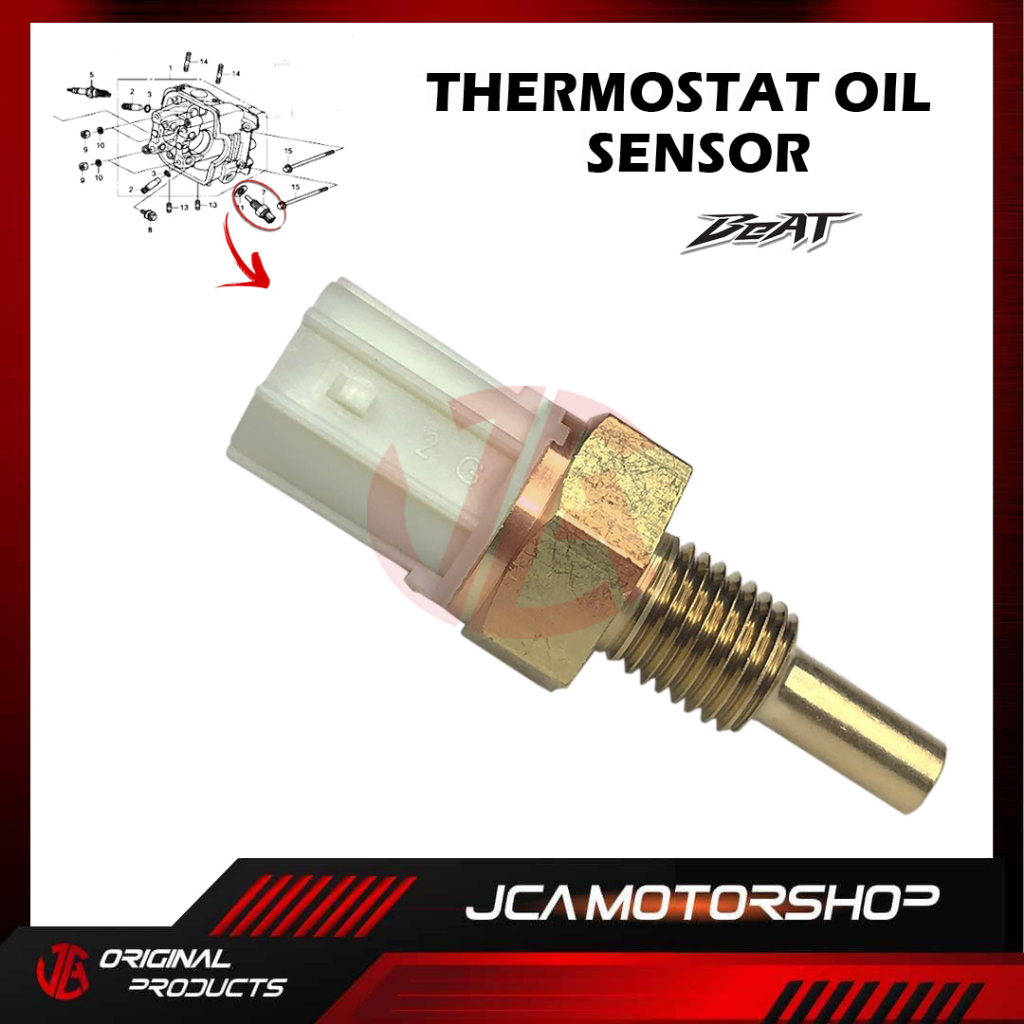 ORIGINAL HONDA TEMPERATURE OIL SENSOR (THERMOSTAT) FOR BEAT FI V1/V2 ...