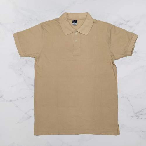 Blue Corner Comfort Wear Plain Mocha Collar Polo Shirt for Men/Unisex ...