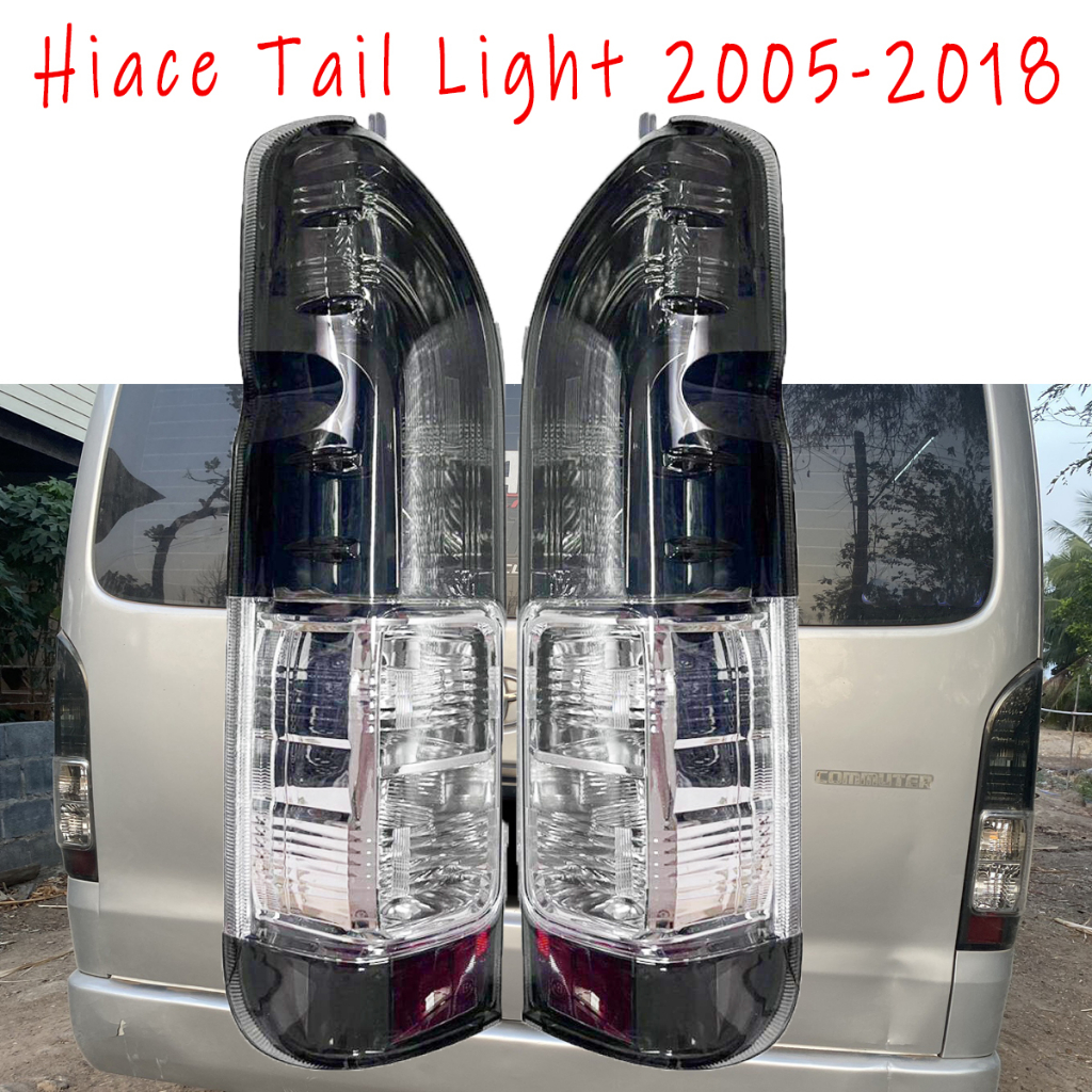 Hiace Tail Light Black Tail Lamp Taillamp Taillight 2014-2018 for ...