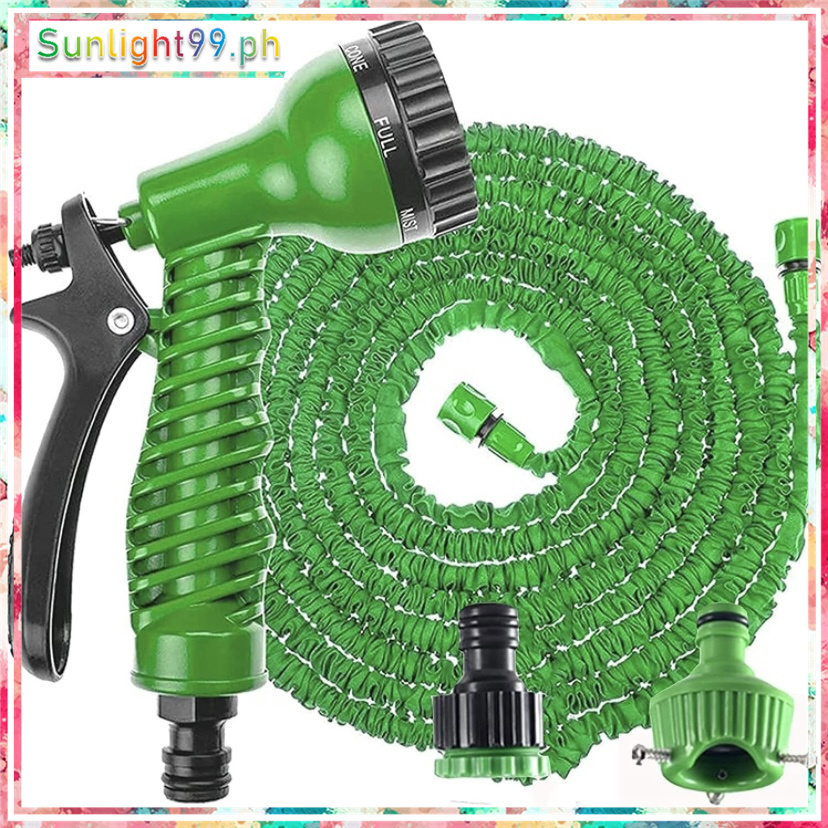 25-200FT Magic hose with spray gun hoses water pipe car washing garden ...