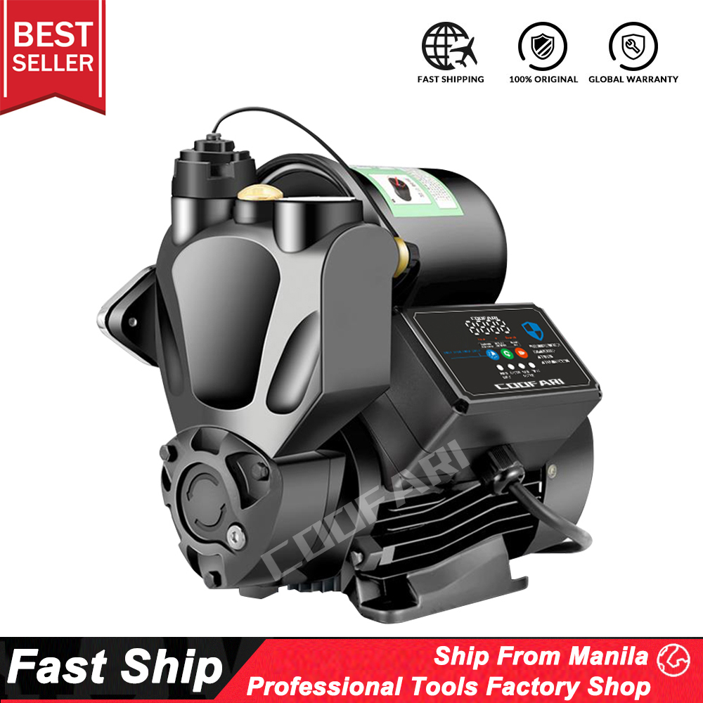 220V 60HZ 800W Self Priming Booster Pump Automatic Smart Household ...