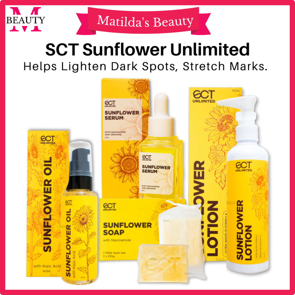 SCT Unlimited Sunflower Soap with Niacinamide Sunflower Oil with Kojic ...