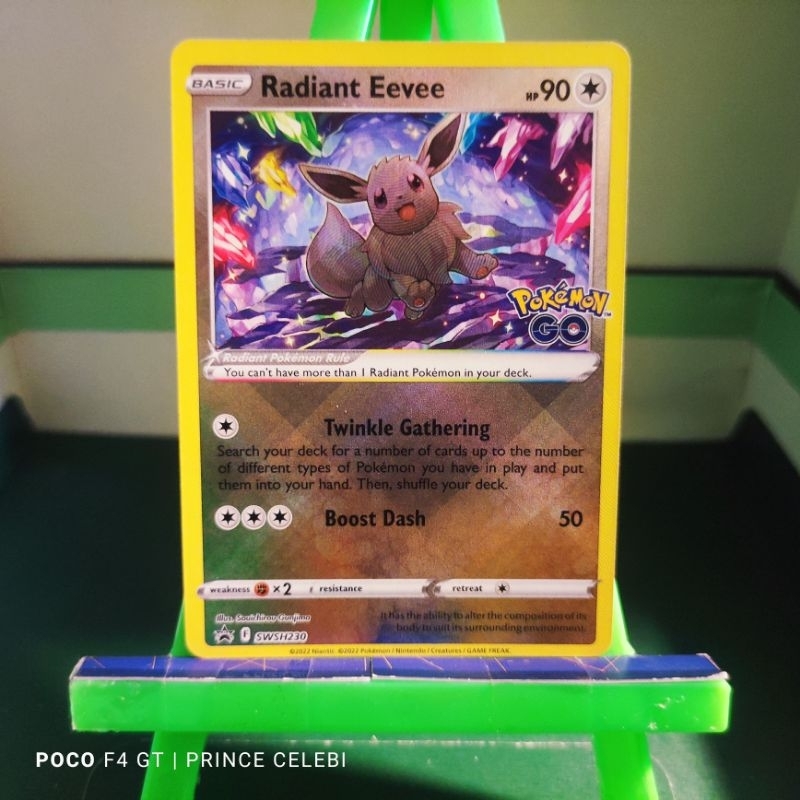 Pokemon TCG - Radiant Eevee | Shopee Philippines