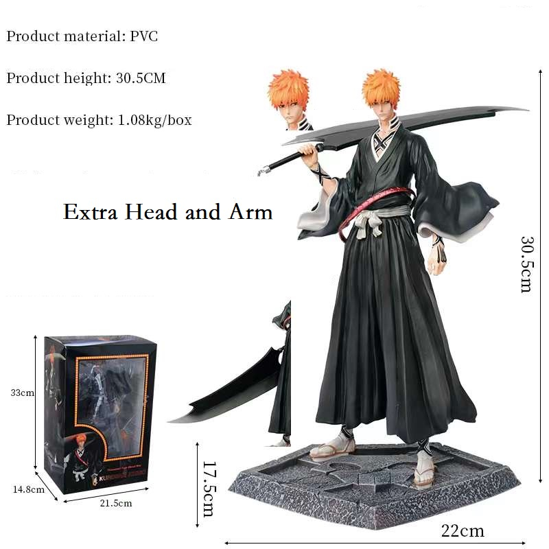 Bleach Ichigo Thousand-Year Blood War Kurosaki Ichigo Extra Head Arm 30 ...