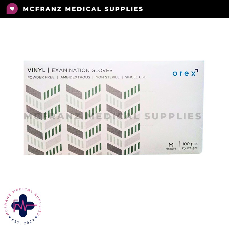 Orex Vinyl Examination Gloves (Powder Free) | Shopee Philippines