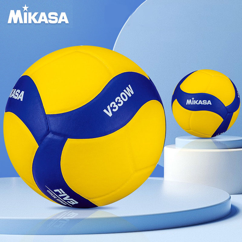 Mikasa v330w Volleyball Original Size 5 Volleyball Ball Leather ...