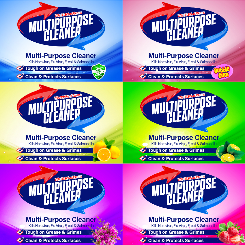 23pcs Waterproof STICKER LABELS FOR MULTIPURPOSE CLEANER | Shopee ...