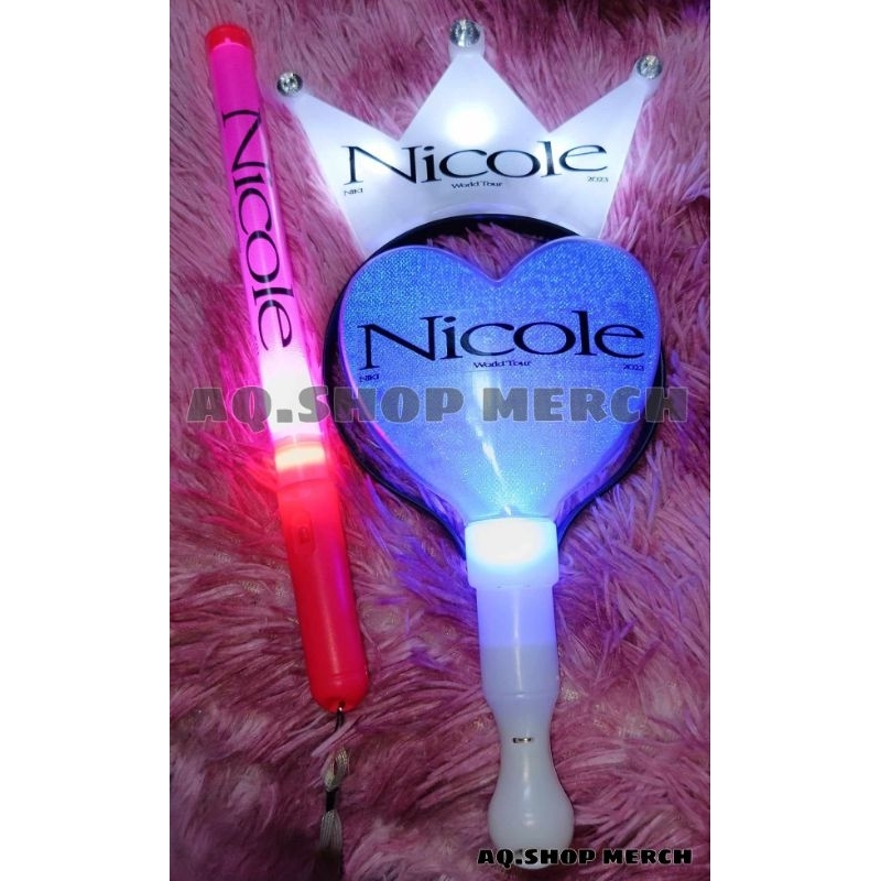 NICOLE NIKI WORLD TOUR LIGHTSTICK FANKIT CONCERT | Shopee Philippines