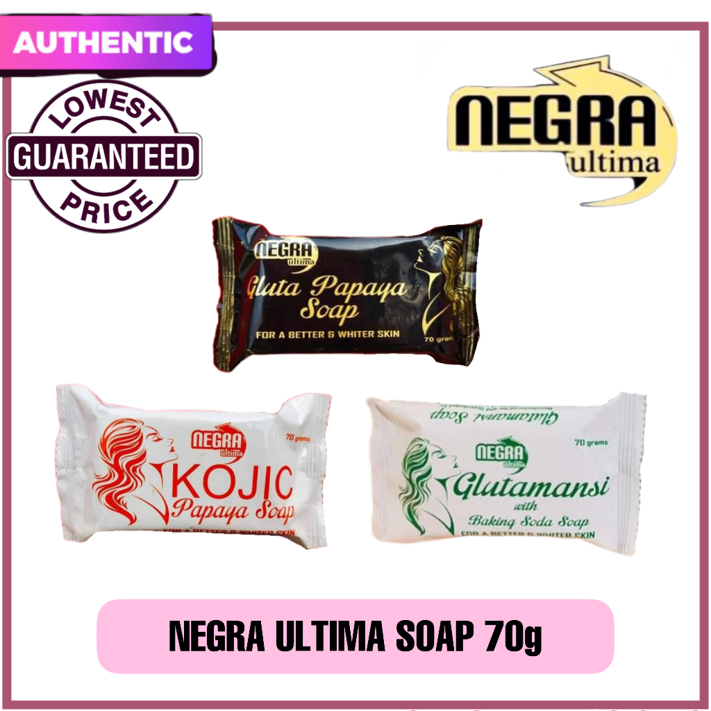 AUTHENTIC Negra Ultima Gluta Papaya Soap (New Improved Formula ...