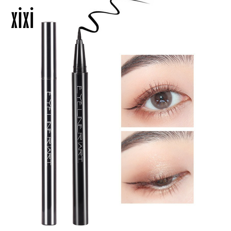 XIXI Waterproof Liquid Eyeliner Pen Sweat-proof Long Lasting Not Smudge Eyeliner Makeup 2 Color ...