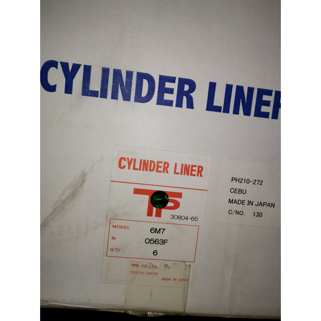 TP Cylinder Liner for MITSUBISHI 6M70 (K03-137154) (0563F) | Shopee ...