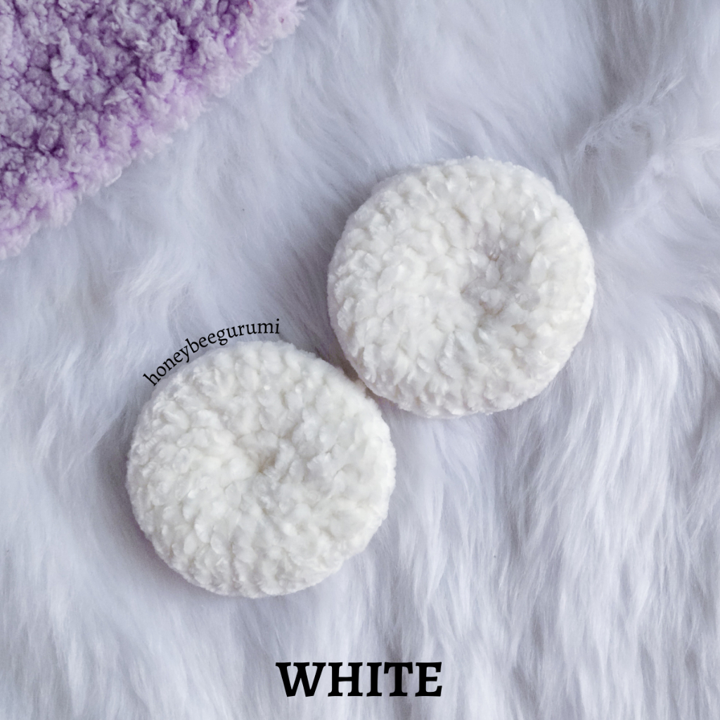 SOFT VELVET CROCHET HEADSET COVER 6 cm 2.5 inches Mic Cover Foamies ...