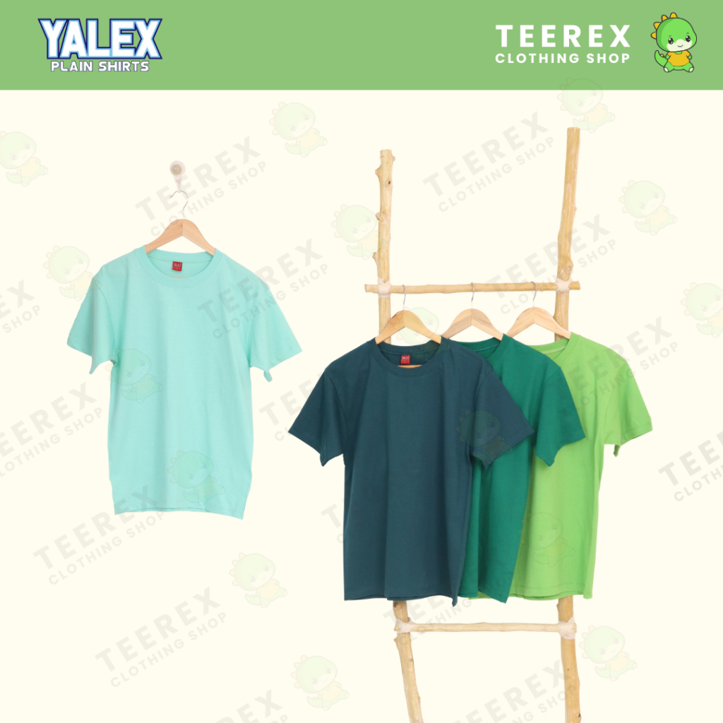 YALEX PLAIN SHIRT (RED LABEL) SHADES OF GREEN (MINT GREEN APPLE GREEN ...