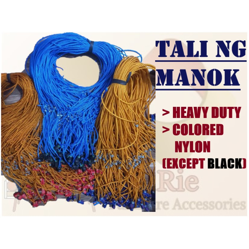 NEW COLORED Nylon- TALI NG MANOK - HEAVY DUTY Tried and Tested ...