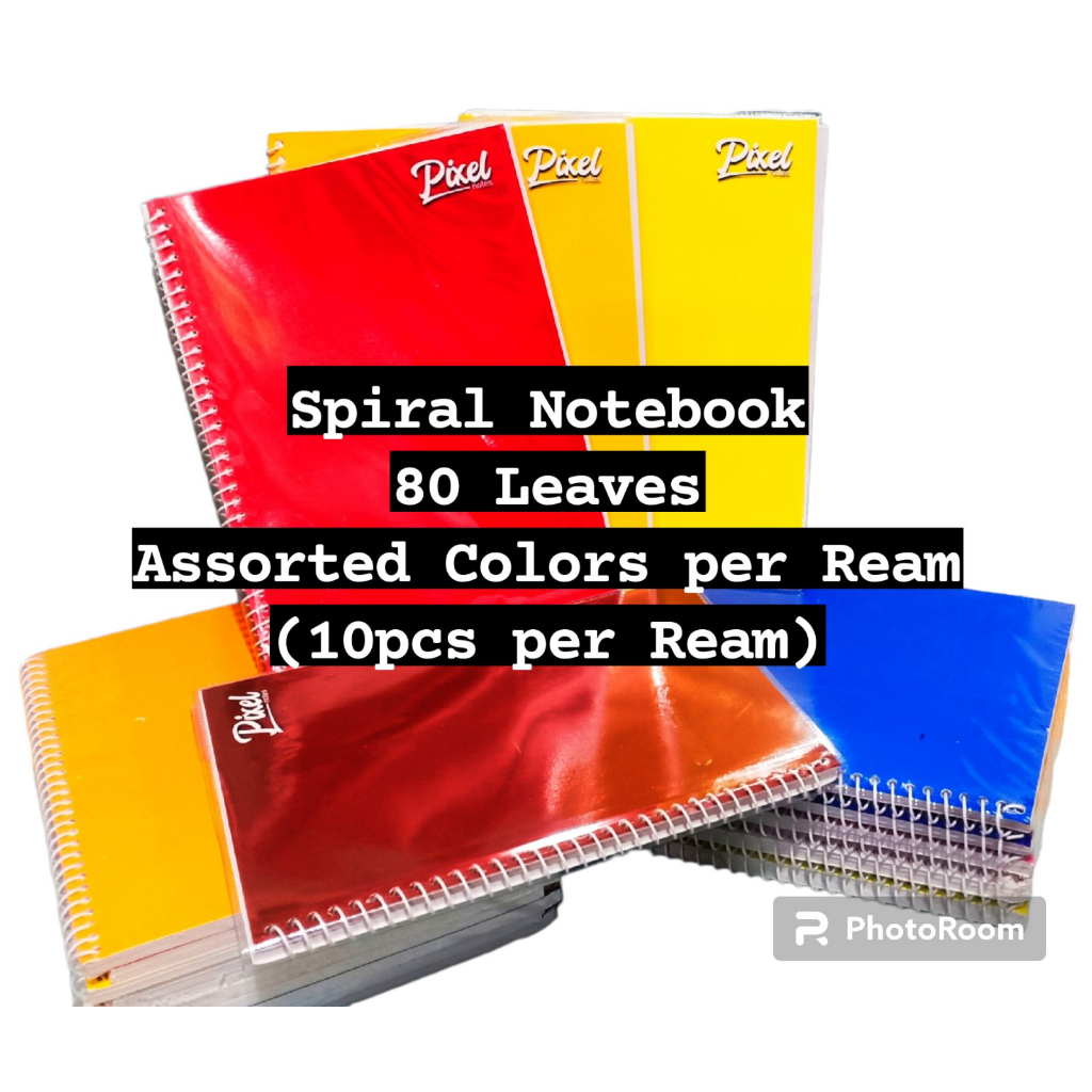 NOTEBOOK SPIRAL (WIRED) 80 LEAVES ASSTD BRAND | Shopee Philippines