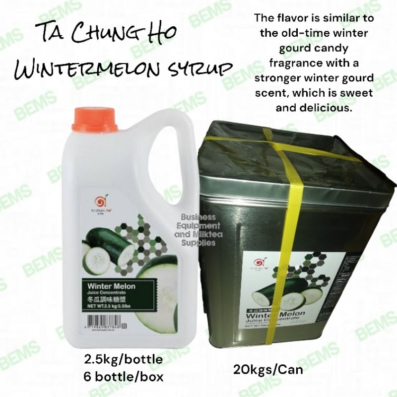 Ta Chung ho wintermelon Fruit flavor Syrup Taiwan Tch tachungho 2.5kg | Shopee Philippines