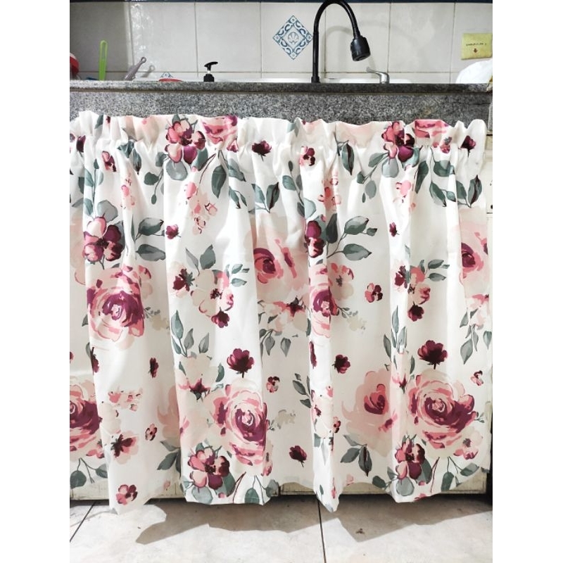 Kitchen Curtain Lababo Kurtina - Beauty | Shopee Philippines