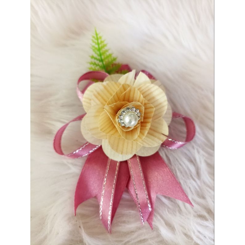 chest corsage minimalist design with pin | Shopee Philippines