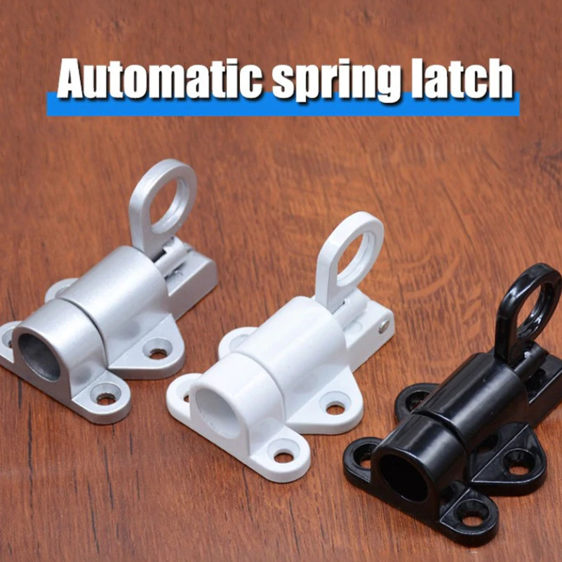 Aluminum Alloy Security Automatic Window Gate Lock Spring Bounce Door ...
