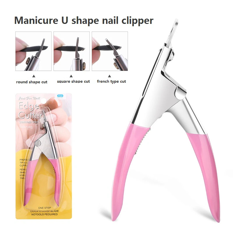 Beaucat Nail Edge Cutter UV Acrylic Fake Nails Clipper Tips Manicure ...
