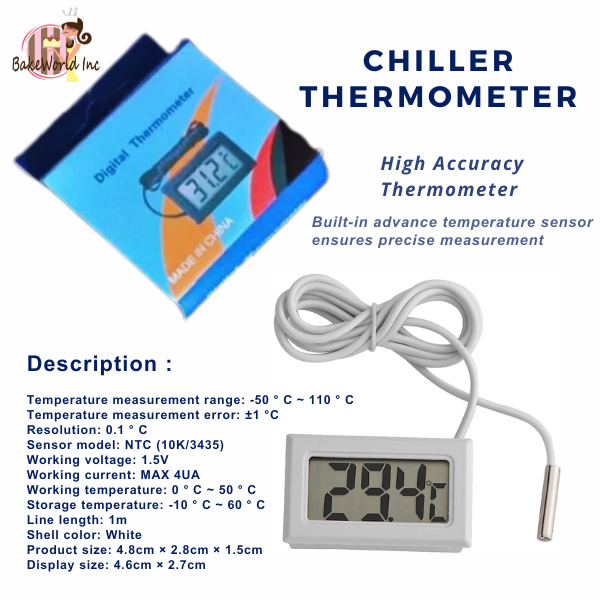 Thermometer for chiller | Chiller thermometer | Shopee Philippines