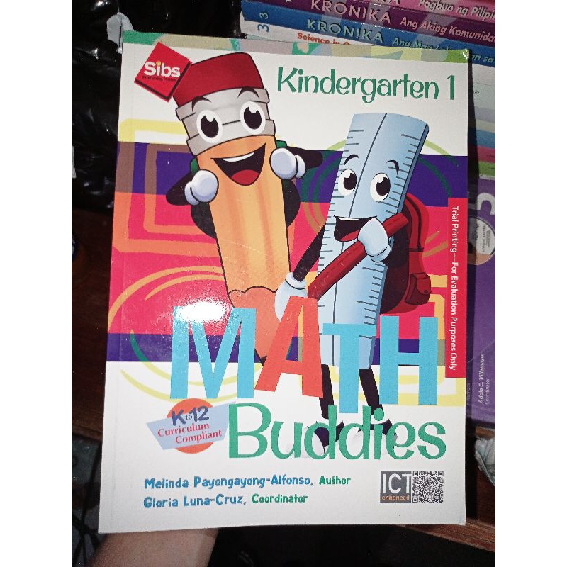 Math Buddies, for Kindergarten 1 BY: Melinda Payongayong Alfonso ...