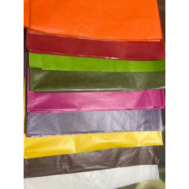 Glassine Colored wax paper 10’s 23GSM 2x3 ft 24x36 inches Brown ...