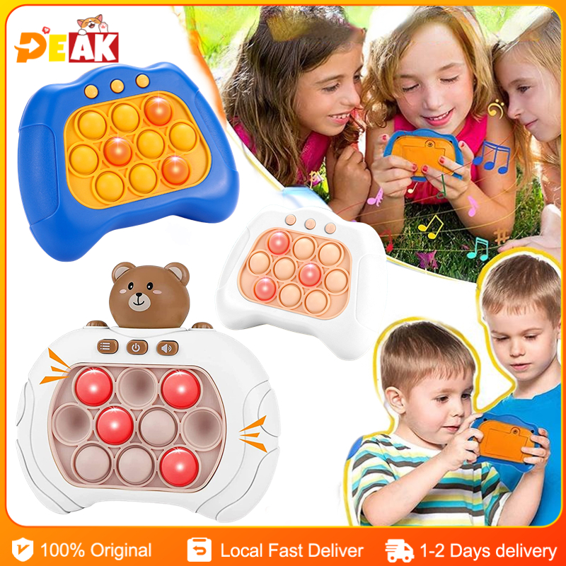 Quick Push Game Console Electronic Speed Push Through Pop It Game ...