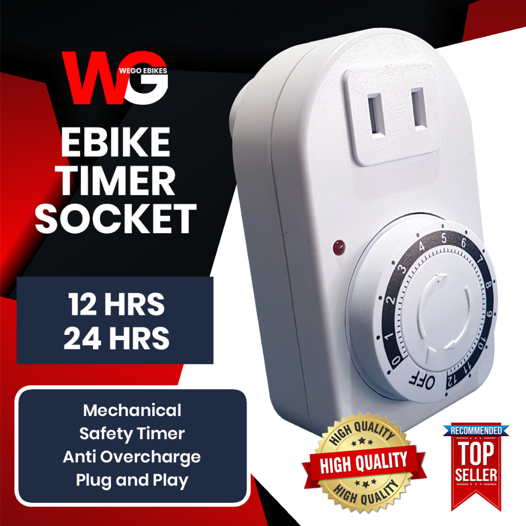 Timer Socket 12 hrs 24 hrs Mechanical Countdown, Anti Overcharge ...