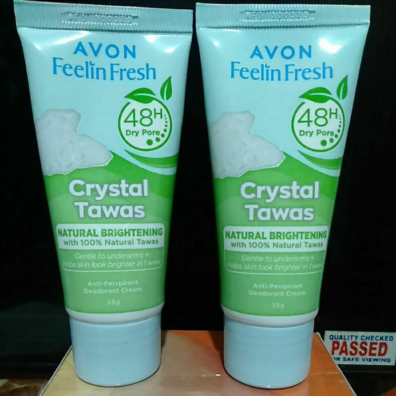 Avon Feelin Fresh Crystal Tawas Quelch 55g | Shopee Philippines