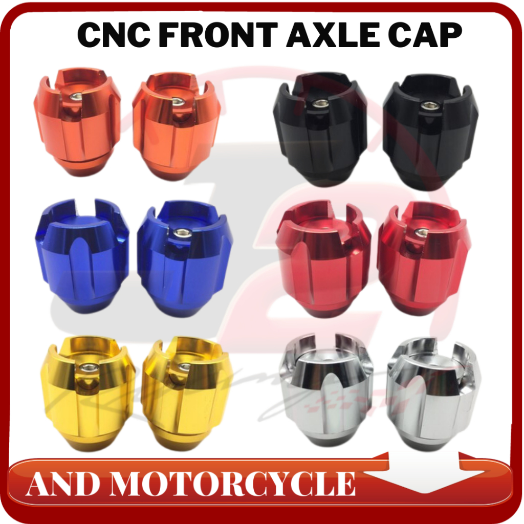 AND MOTORCYCLE CNC FRONT AXLE CAP UNIVERSAL #3626 | Shopee Philippines