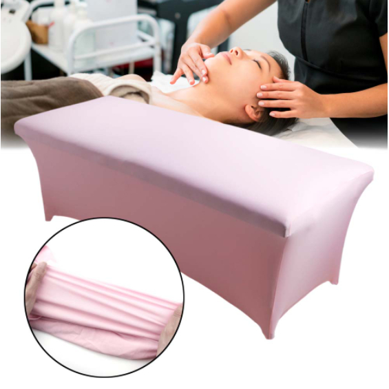 Outdoor wedding event rectangular elastic tablecloth bar cocktail table ...