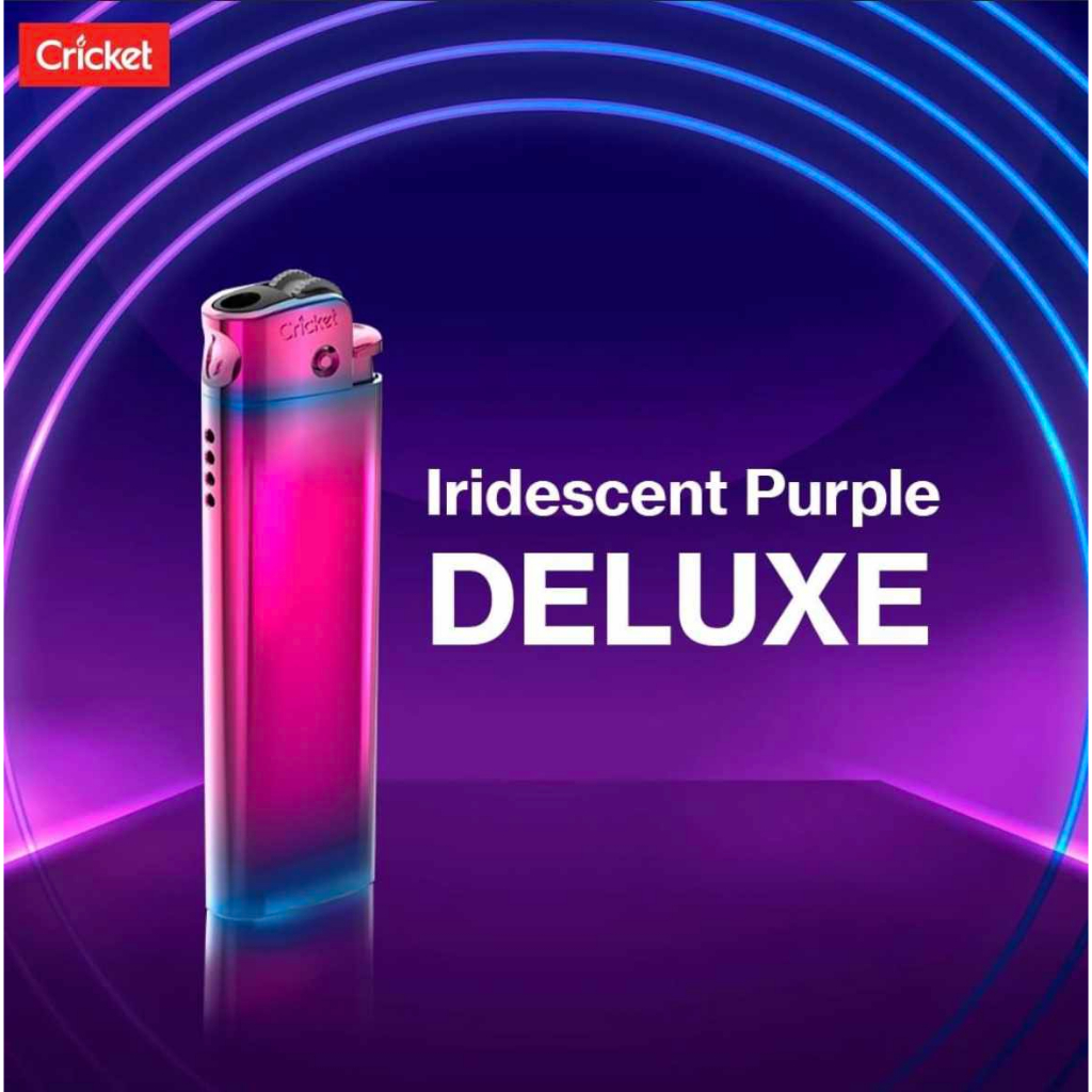 Cricket Lighter Deluxe Steel Iridescent Purple (1pc) | Shopee Philippines