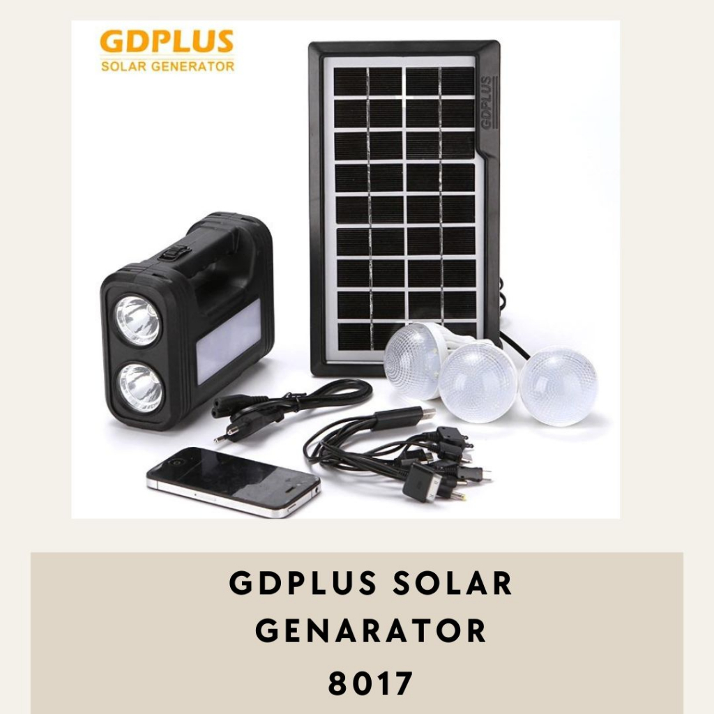 GDPLUS Brand Solar Generator Solar Lighting System Christmas Gift For ...
