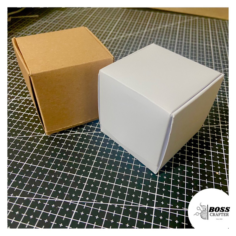 Kraft Mini Packaging Box ( 2.5"x2.5"x2.5") (6cm x 6cm x 6cm) | Shopee ...