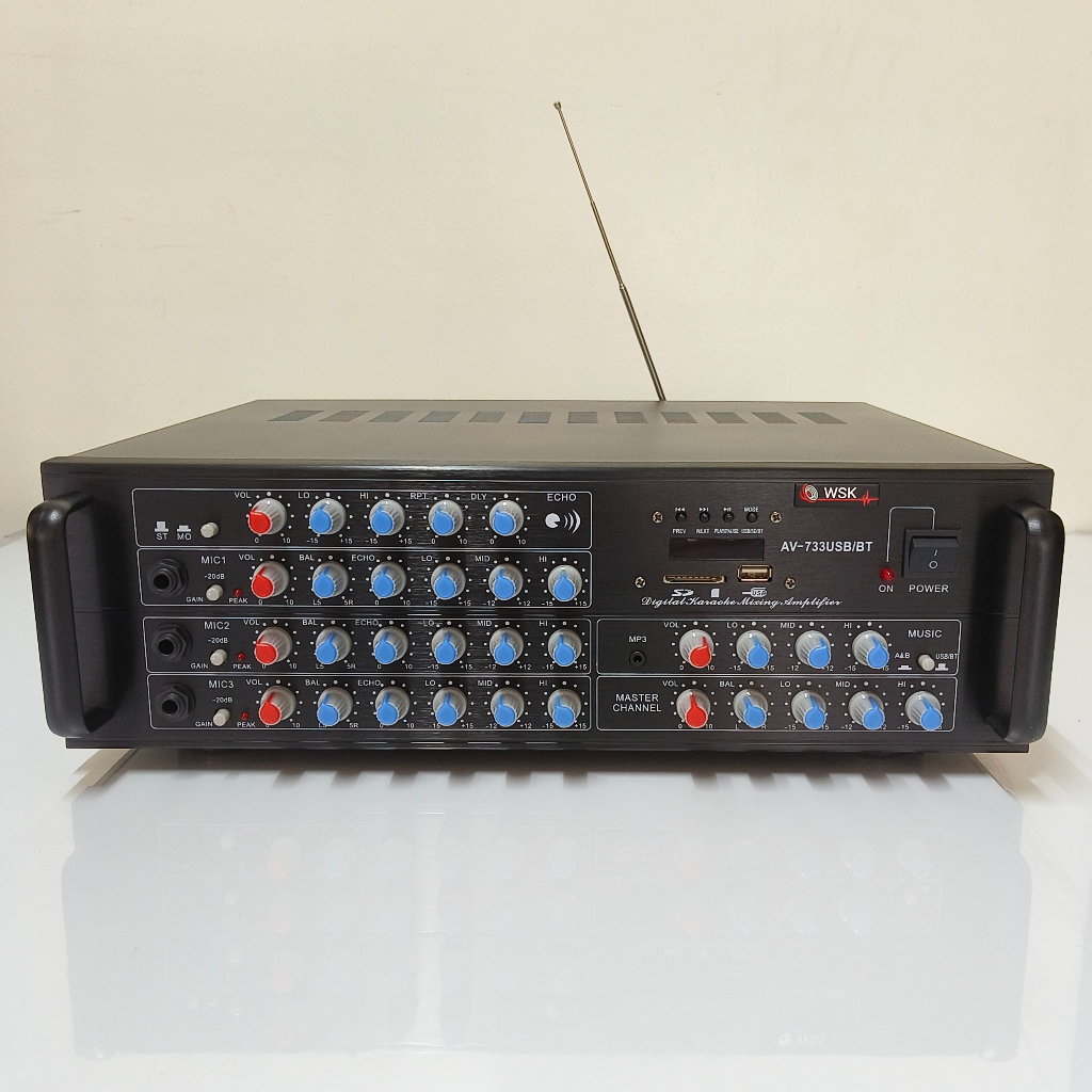 Centrix AV-733 USB/BT/FM Professional Digital Karaoke Mixing Amplifier ...