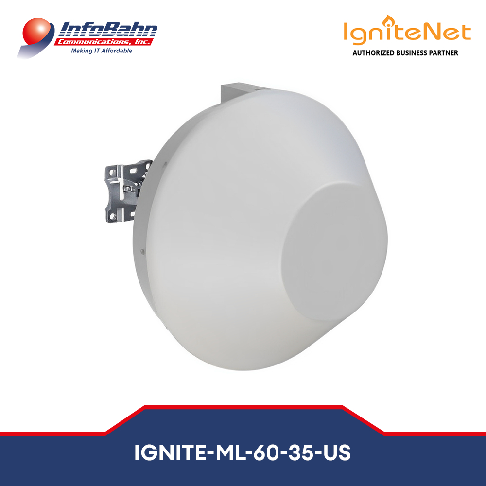 Ignitenet 60GHz Outdoor Ptp 5GHz Integrated 42dBi And 22Dbi Antenna ...