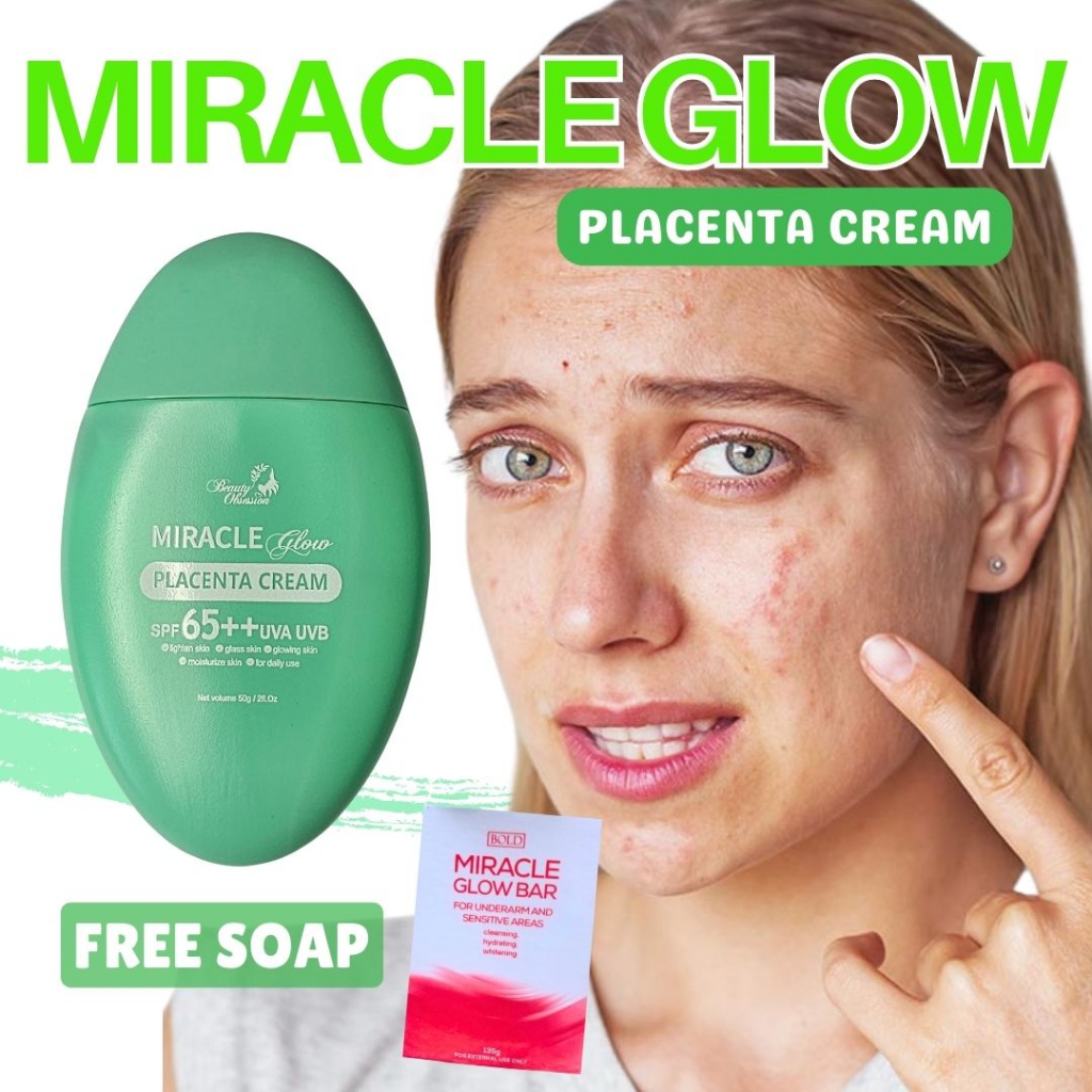 Miracle Glow Placenta Cream by Beauty Obsession Face & Body Sunblock ...