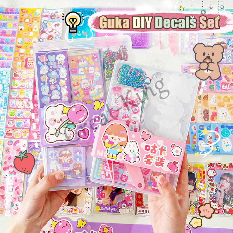 DIY Kpop Goo Card Cartoon Stickers For Scrapbook Decoration | Shopee ...
