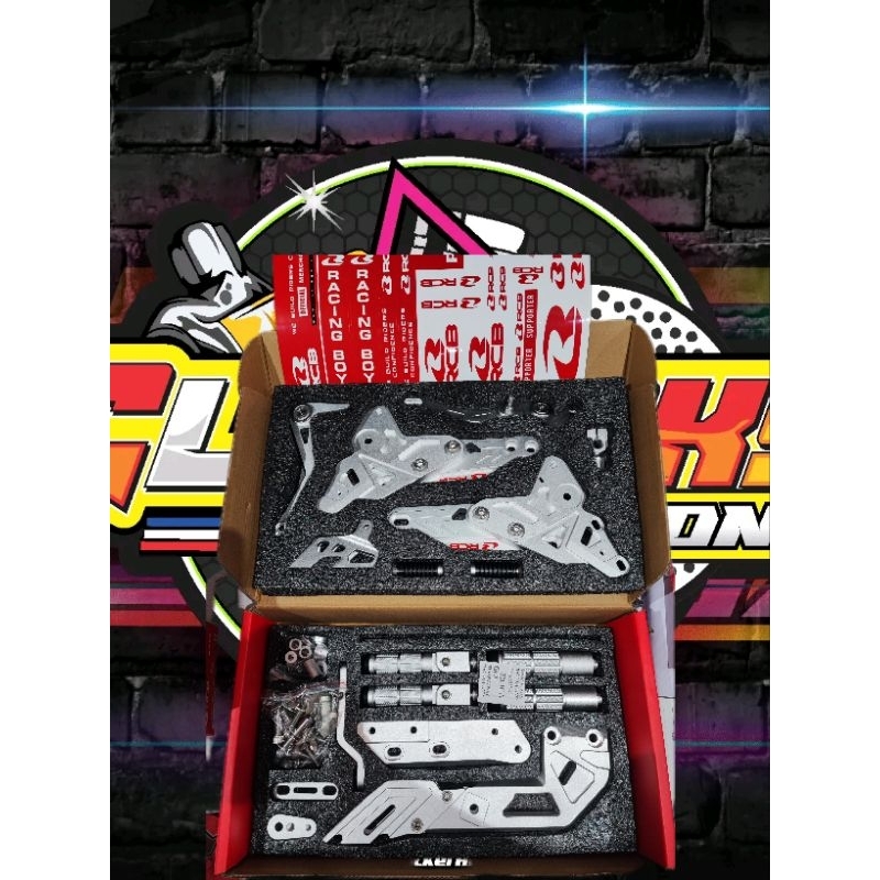 RCB FOOTREST FULL SET S3 FOR RAIDER/BELANG | Shopee Philippines