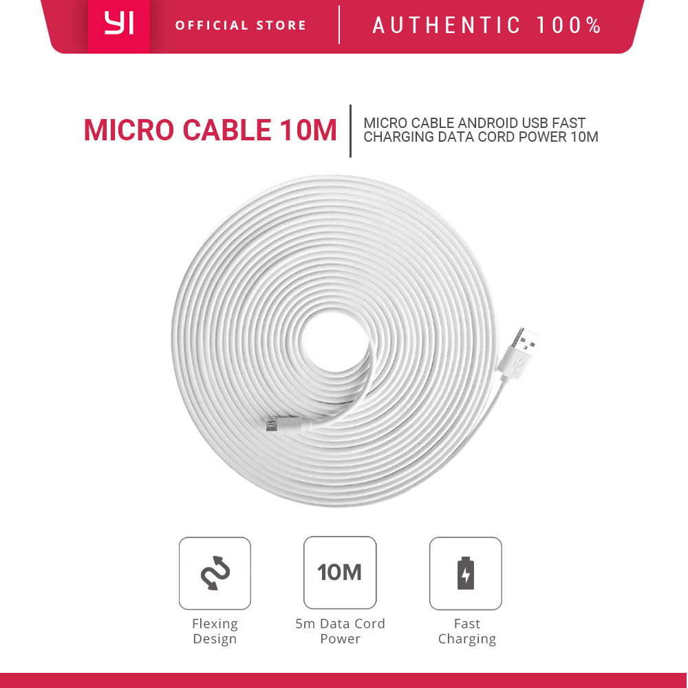 2m/5m/10m Micro USB Cable Fast Charging Power Cable for Dashcam and ...