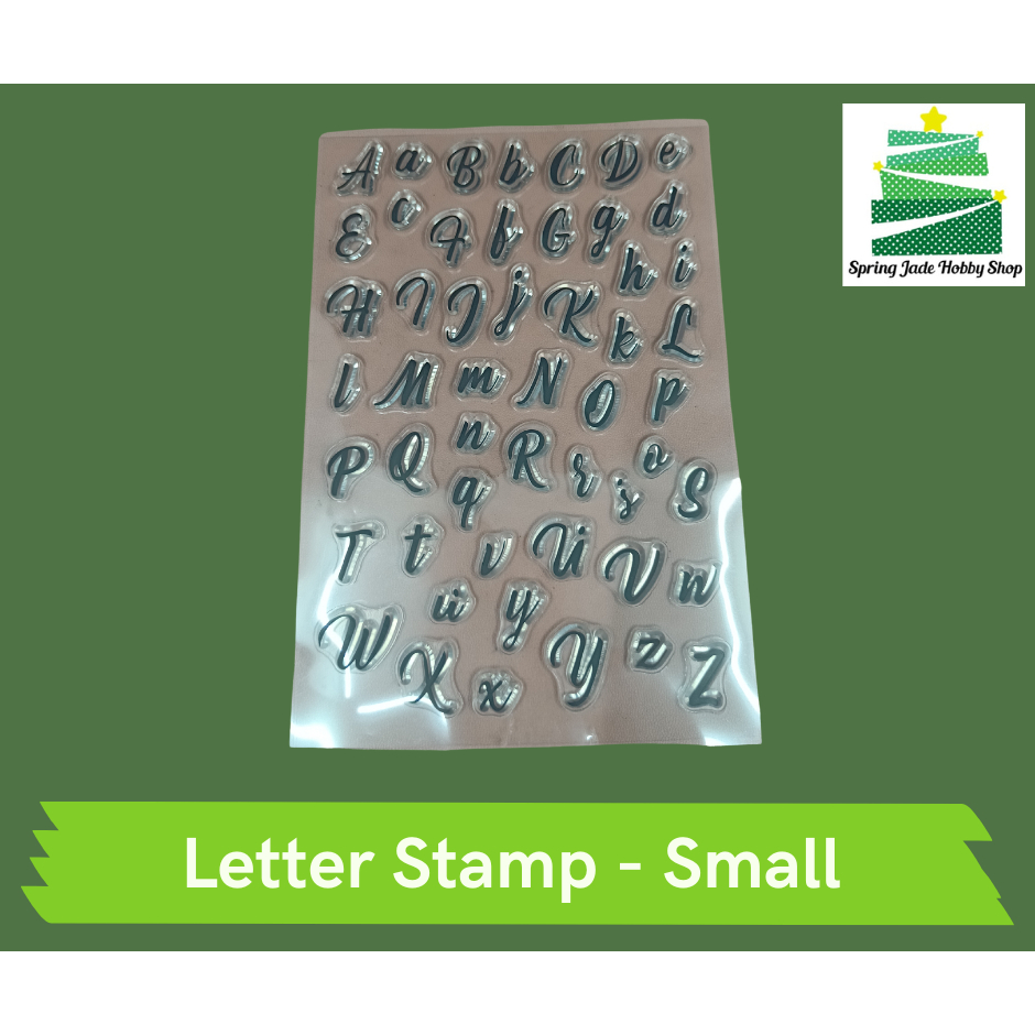 Spring Jade:Alphabet Letter Cake Stamp Tool Calligraphy Handwriting ...