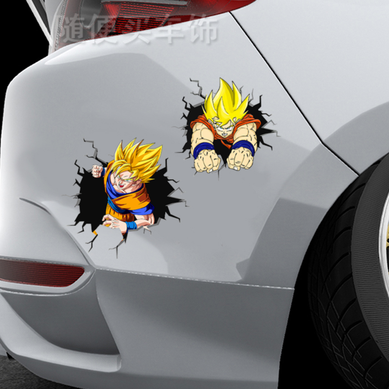 dragon ball DIY 3D stereo eagle car sticker car body motorcycle helmet ...