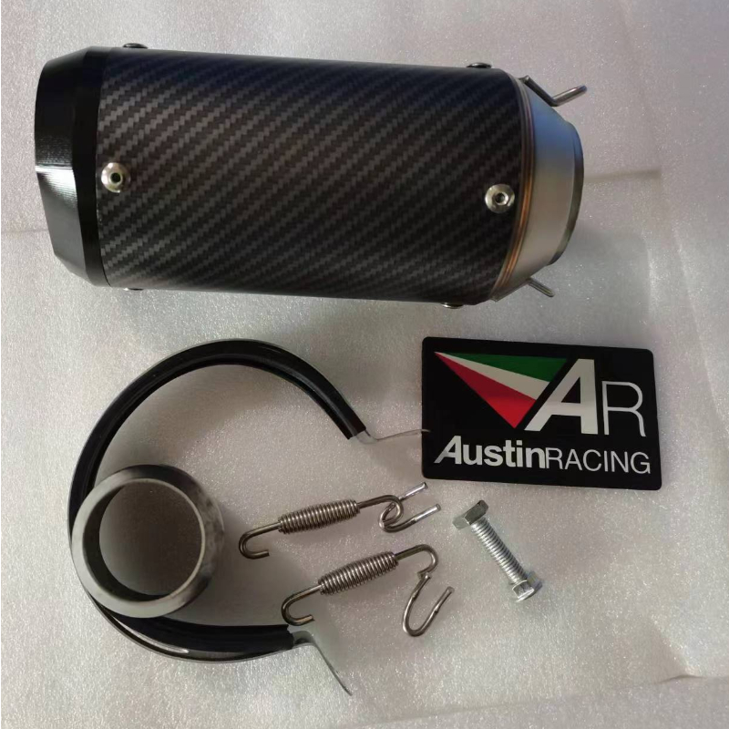 51mm AR exhaust Austin Racing Inlet universal Muffler Pipe Exhaust Pipe ...