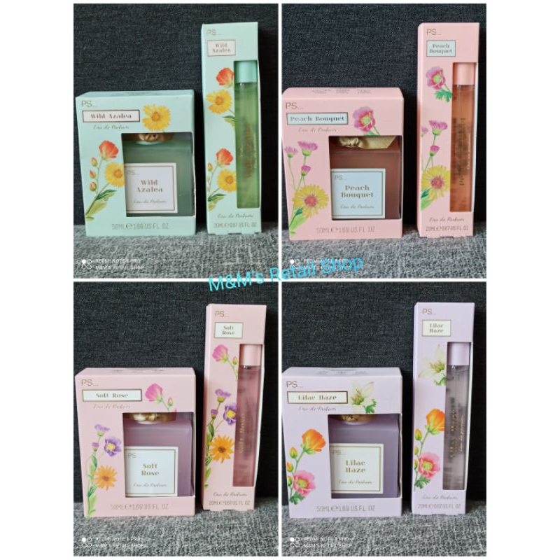 Primark PS...FLOURISH Peach Bouquet, Soft Rose, Lilac Haze & Wild ...